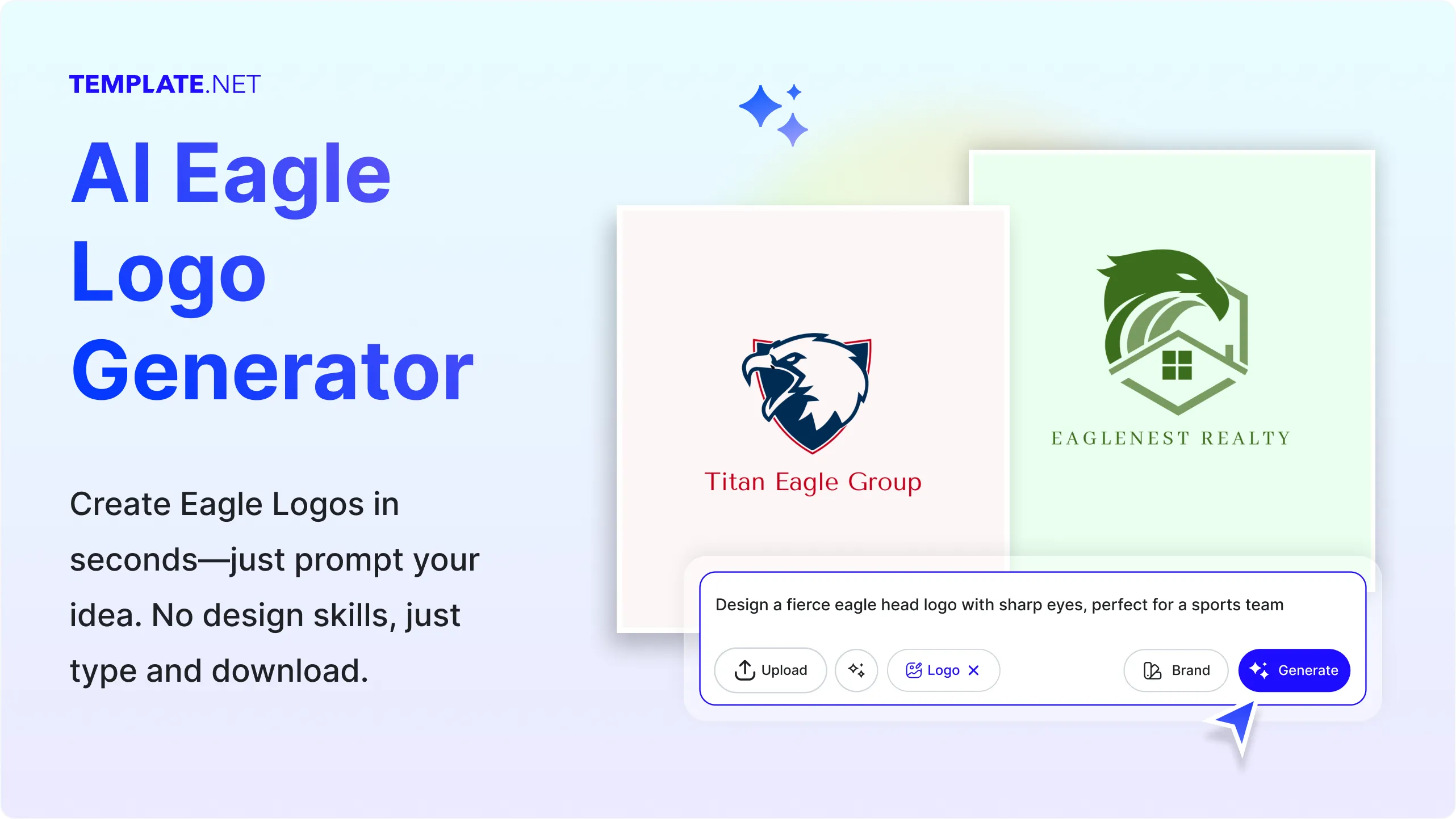 Free AI Eagle Logo Generator, Free AI Eagle Logo Maker [ No Signup ]