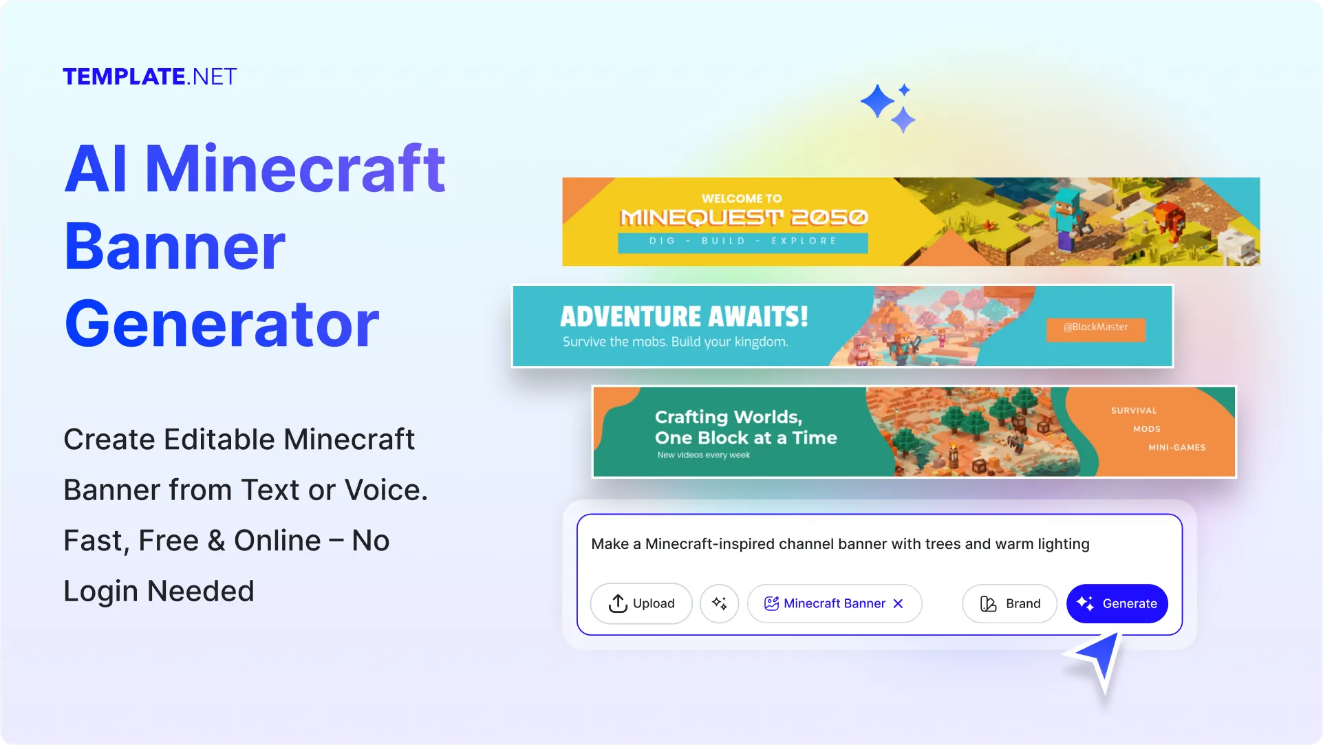 Free AI Minecraft Banner Generator, Free Minecraft Banner Maker Online