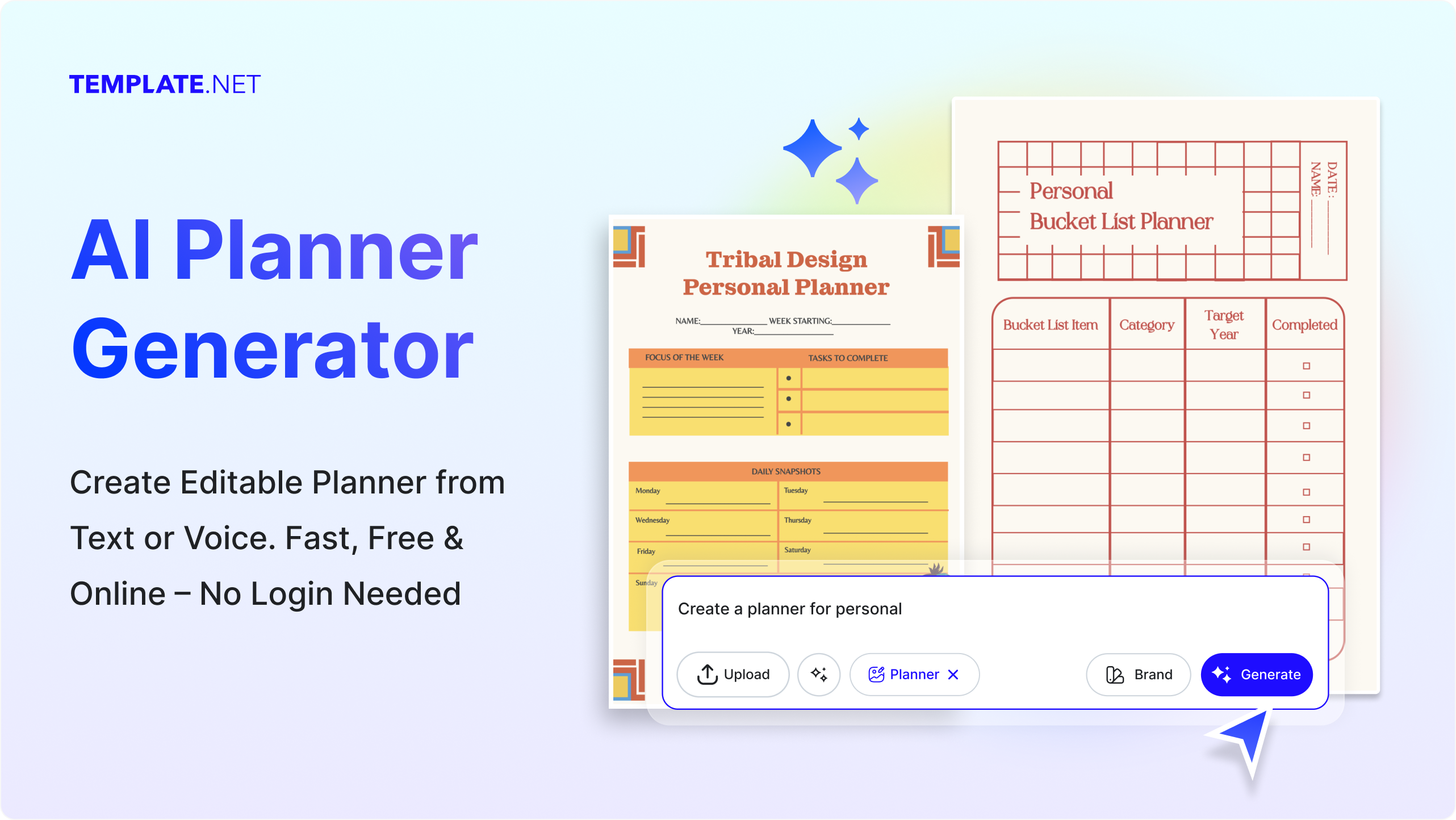 Free AI Planner Generator, Free Planner Maker Online