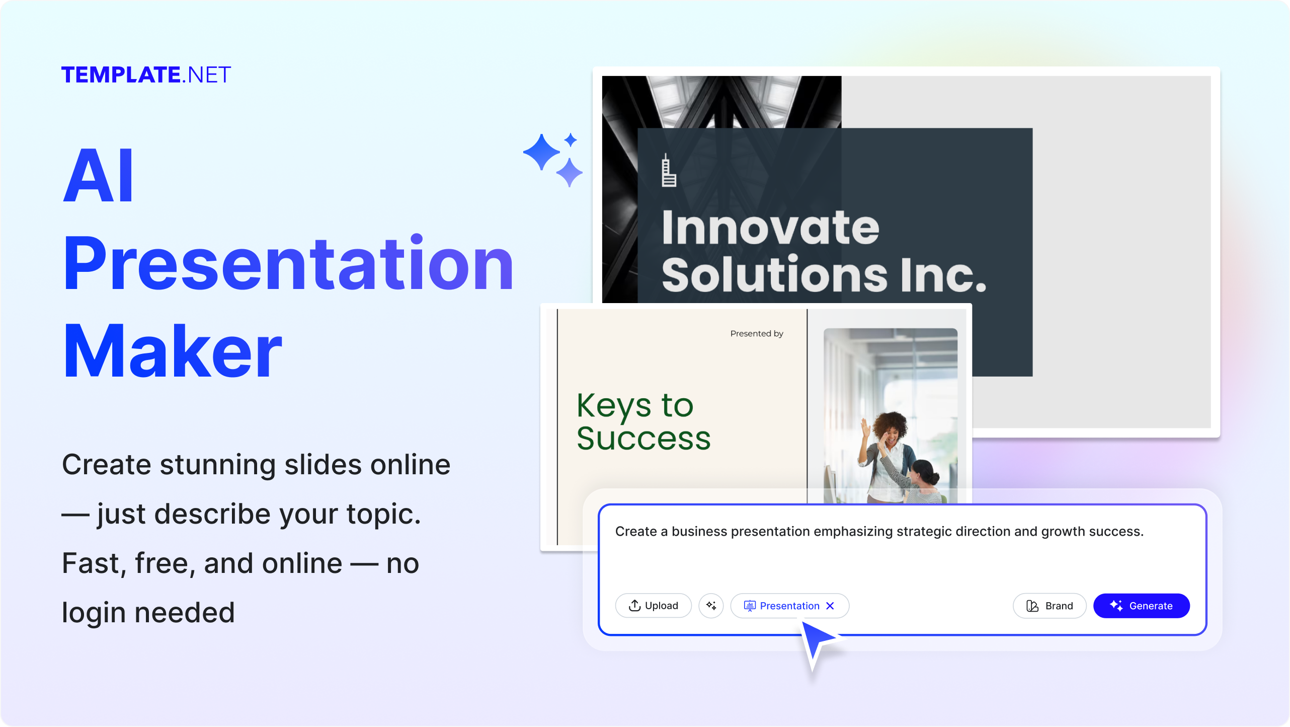 Free AI Presentation and Slides Maker Online