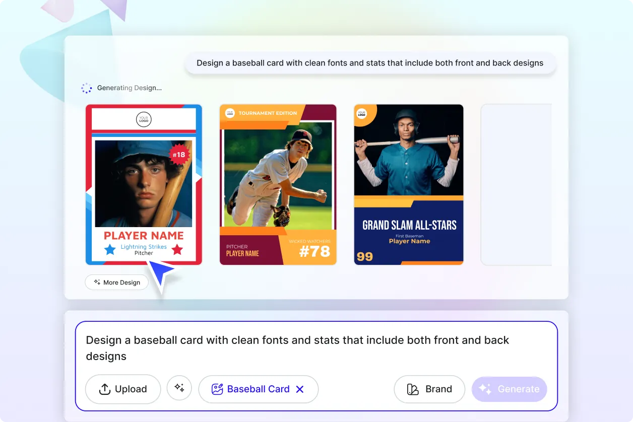 Free AI Baseball Card Generator, Free Baseball Card Maker Online