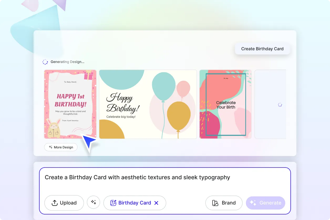 Free AI Birthday Card Generator, Free Birthday Card Maker Online