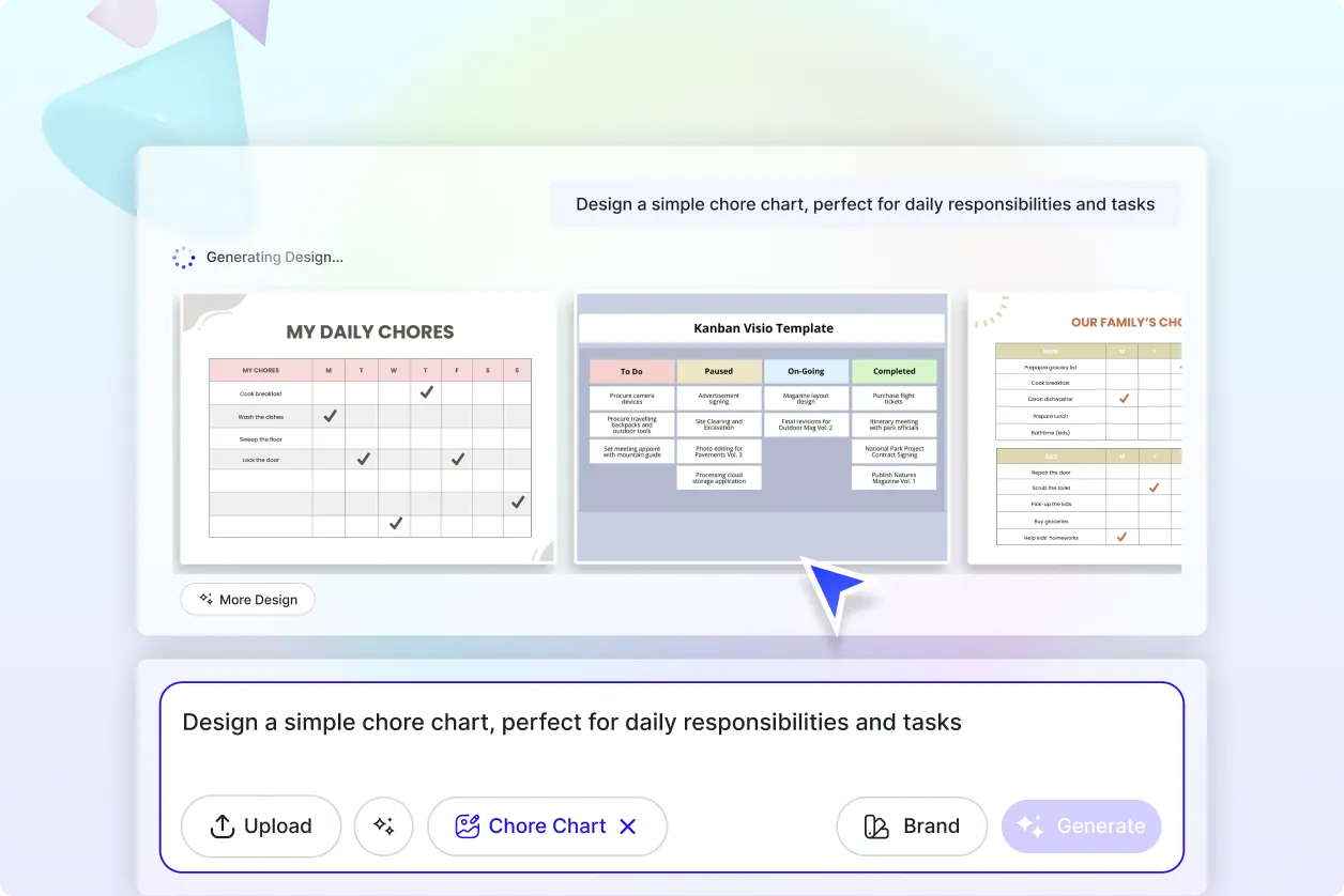 Free AI Chore Chart Generator, Free Chore Chart Maker Online