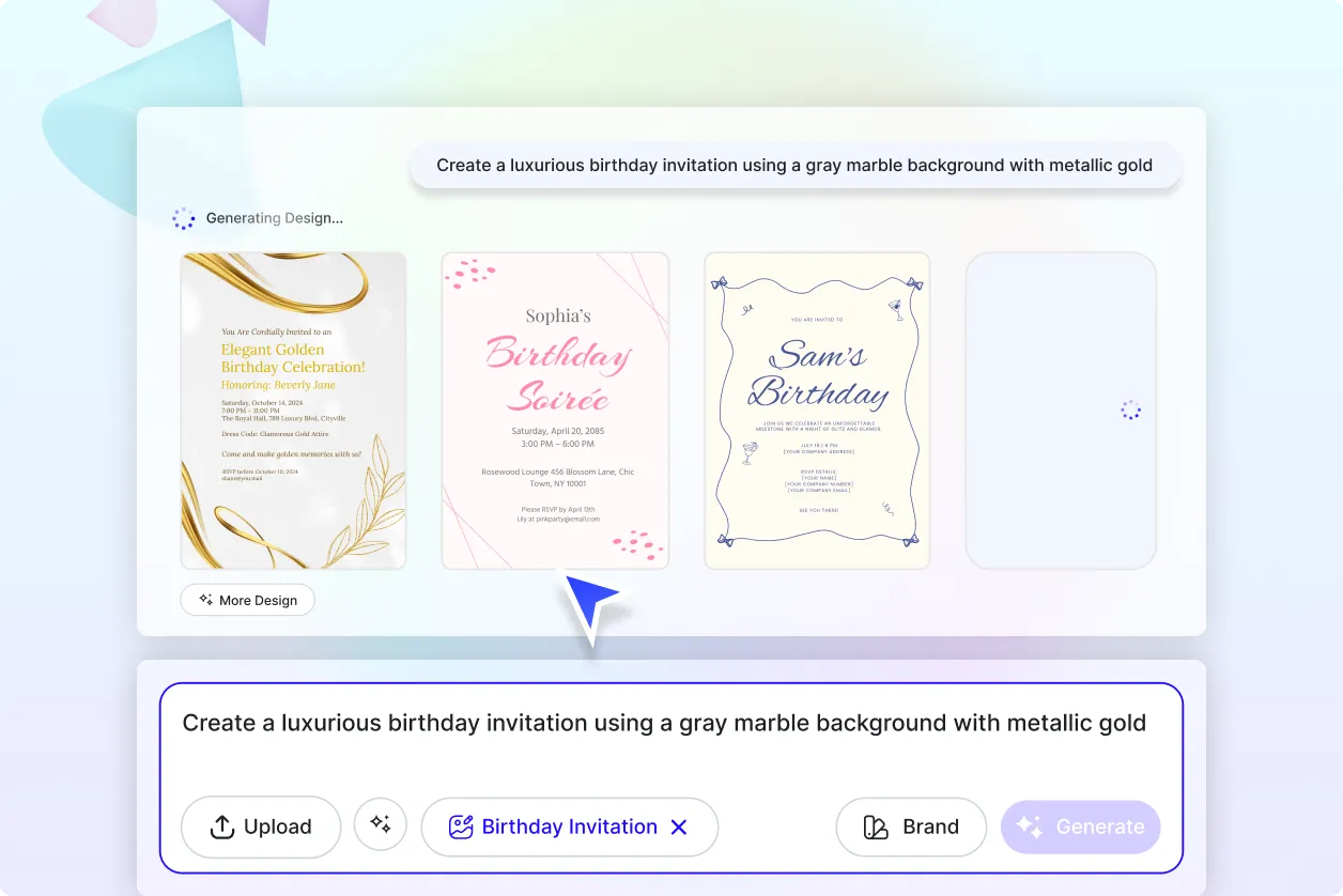 Free AI Birthday Invitation Generator, Birthday Invitation Maker Online