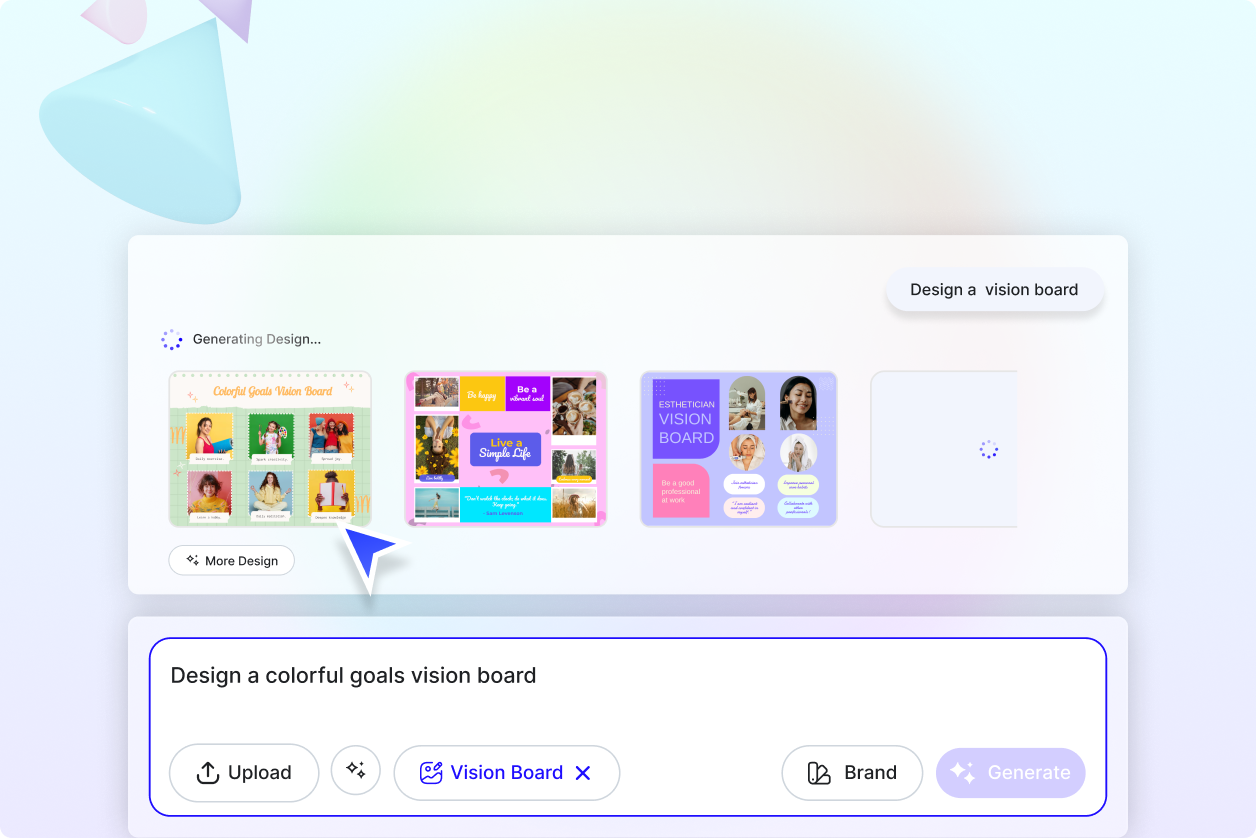 Free AI Vision Board Generator, Free Vision Board Maker Online