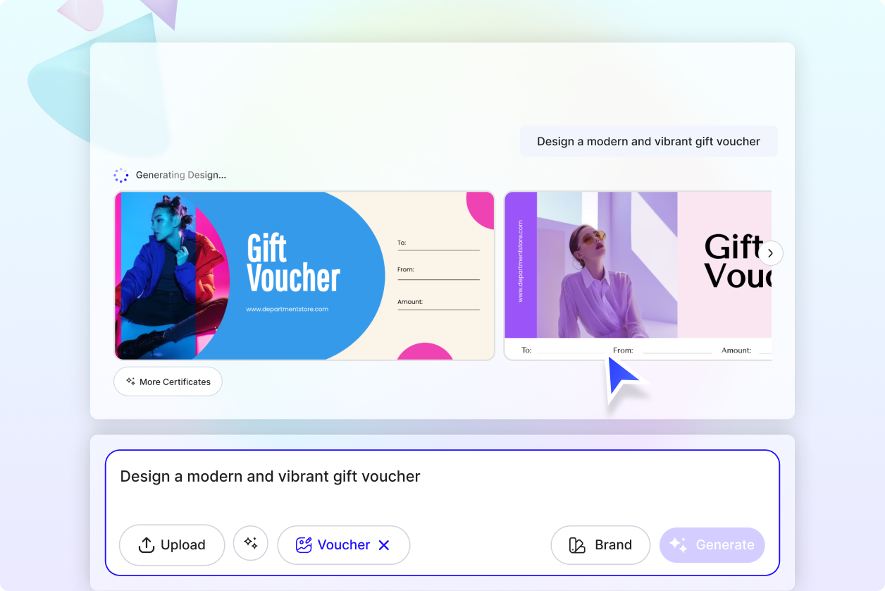 Free AI Voucher Generator, Free Voucher Maker Online