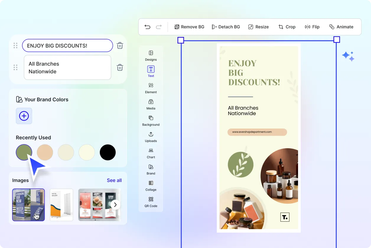 Free AI Retractable Banner Generator, Free Retractable Banner Maker Online