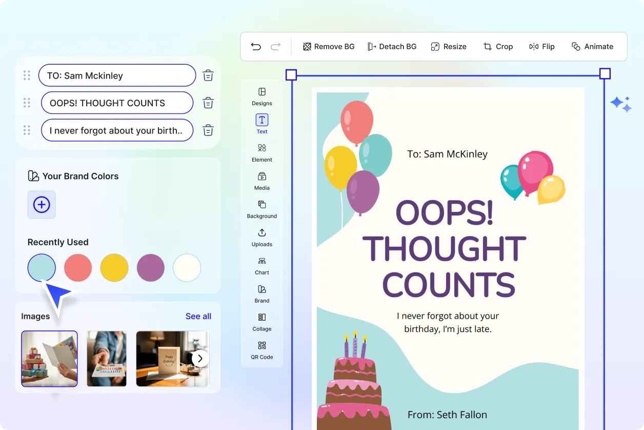 Free AI Birthday Card Generator, Free Birthday Card Maker Online