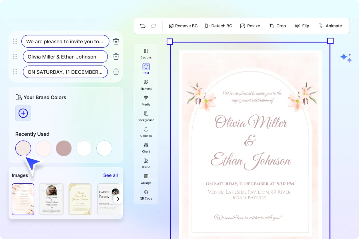 Free AI Engagement Invitation Generator, Invitation Maker Tool [ No ...