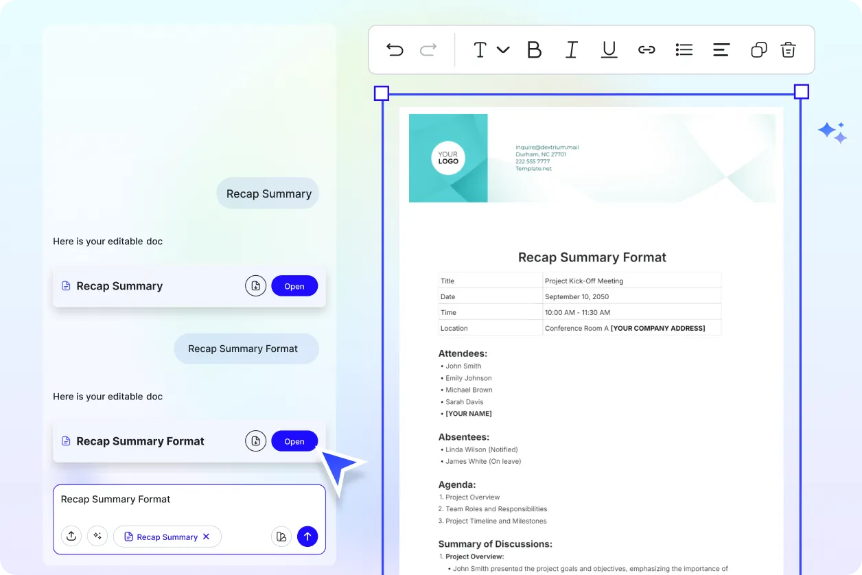 Free AI Recap Summary Generator, Free Recap Summary Maker Online