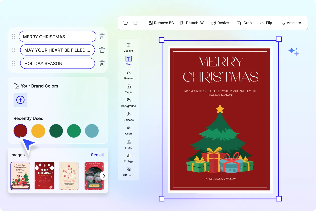 Free AI Merry Christmas Wishes Generator, Free Christmas Message Maker ...