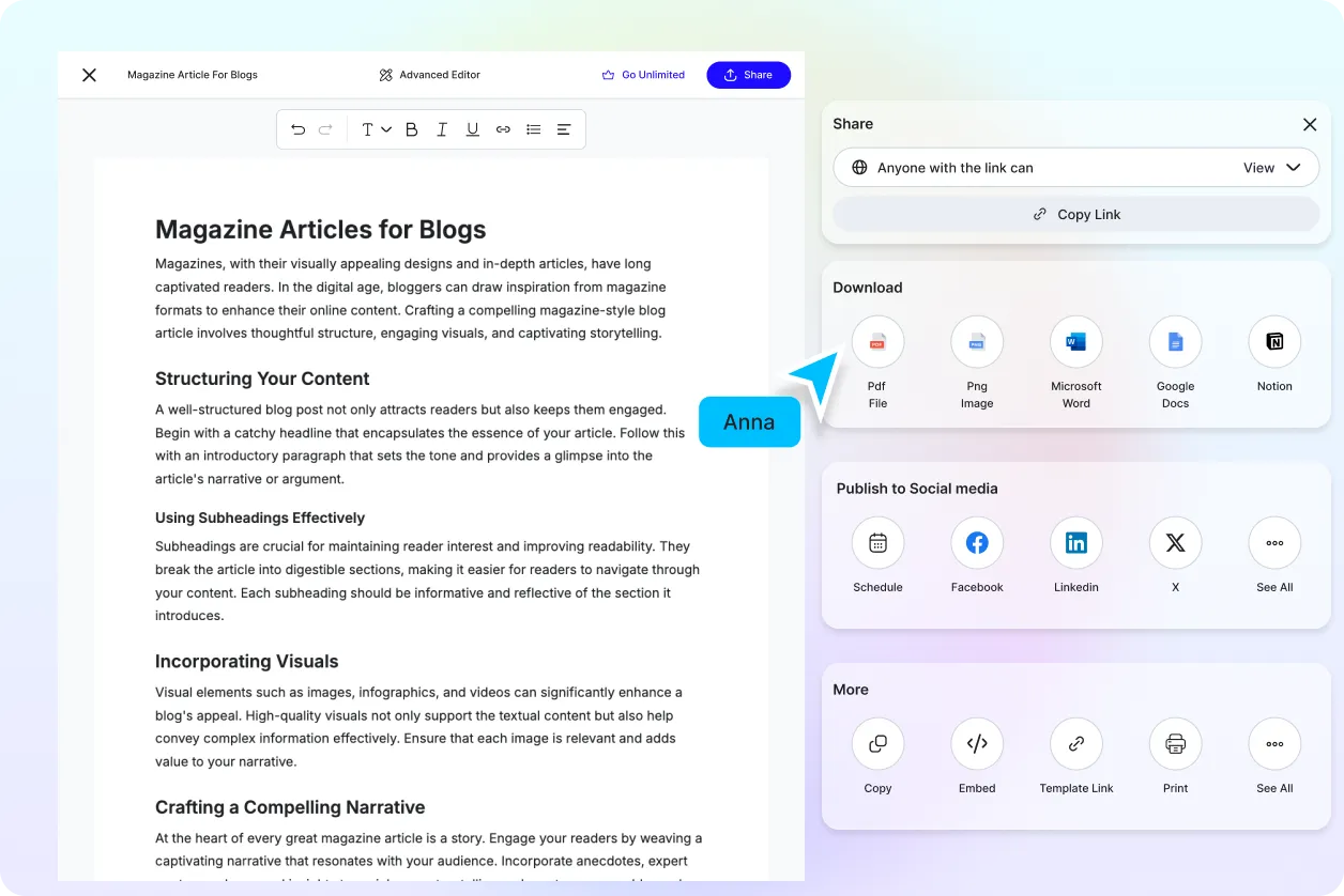 Free AI Magazine Generator, Free Magazine Maker Online