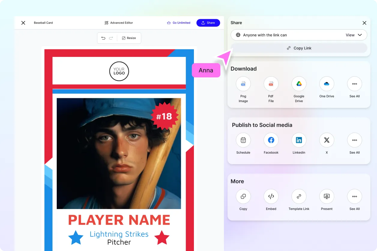 Free AI Baseball Card Generator, Free Baseball Card Maker Online