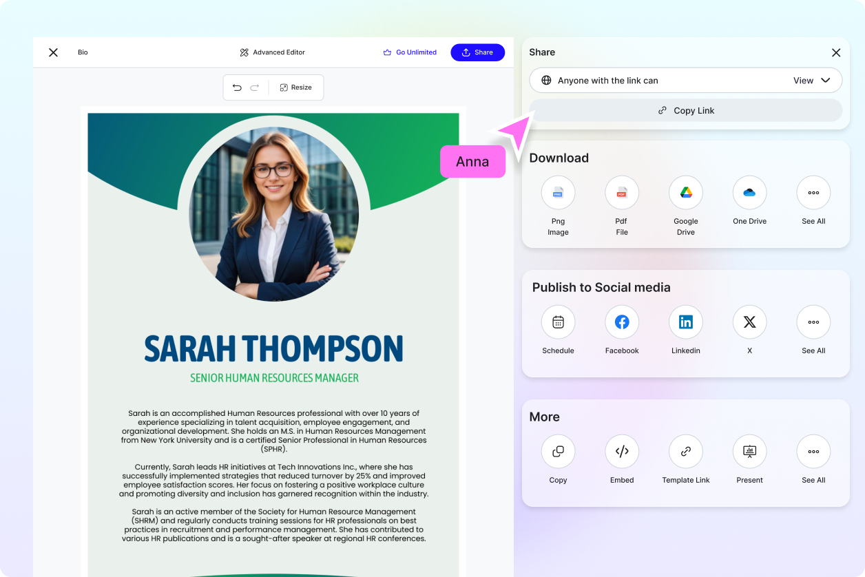 Free AI Bio Generator, Free Bio Maker Online