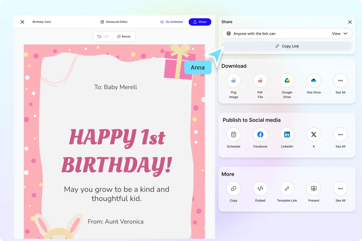 Free AI Birthday Card Generator, Free Birthday Card Maker Online