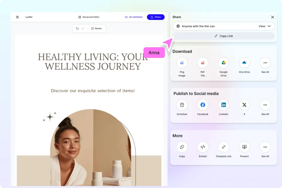 Free AI Leaflet Generator, Create Leaflet Designs Online [ No Signup ]