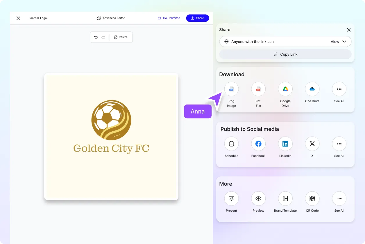 Free AI Football Logo Generator, Free AI Football Logo Maker [ No Signup ]