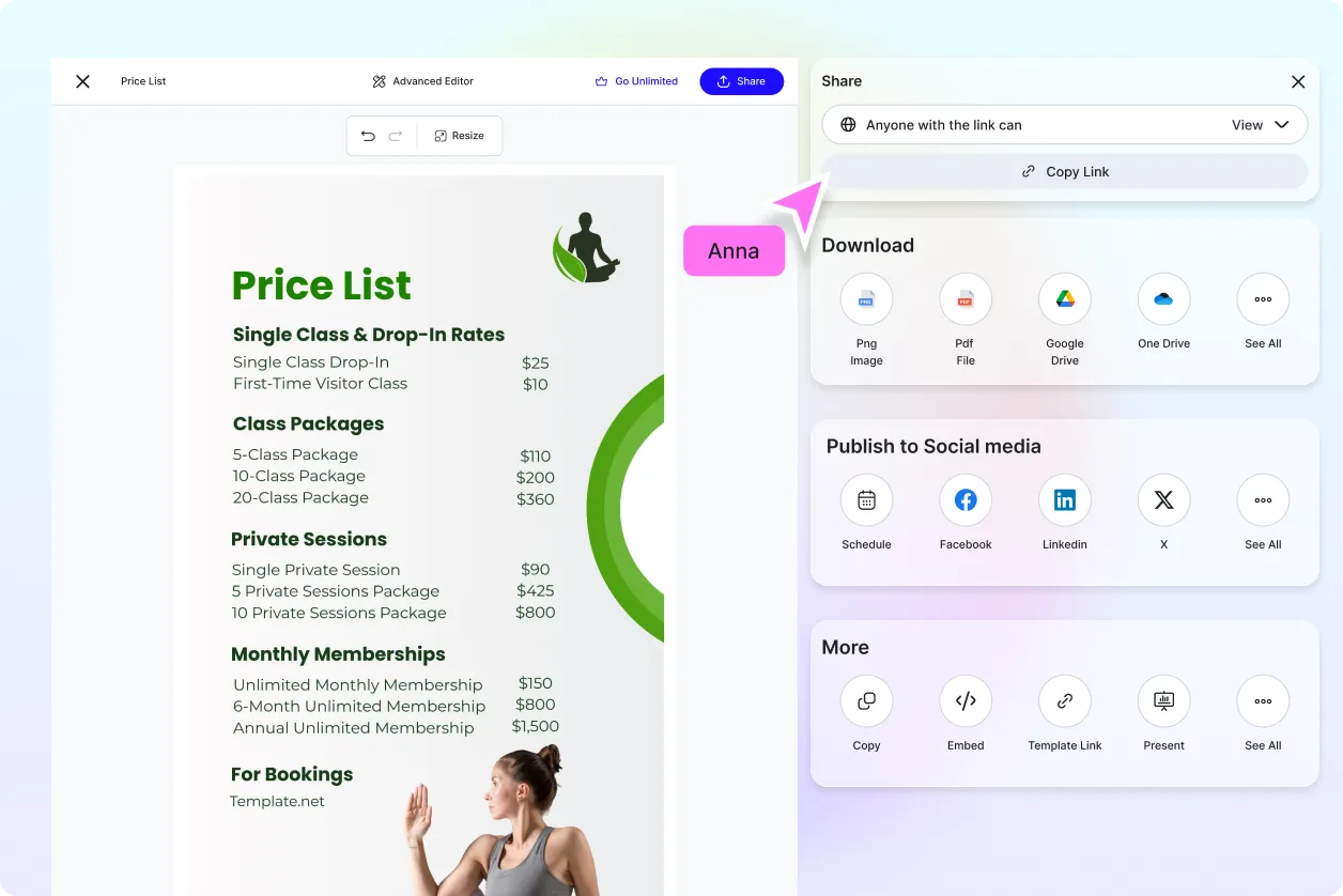 Free AI Price list Generator, Free Price list Maker Online