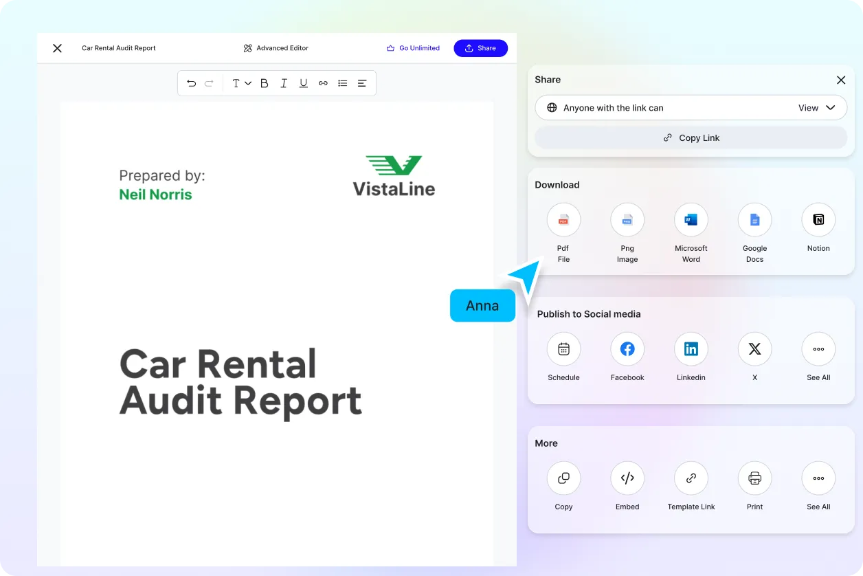 Free AI Audit Report Generator, Free Audit Report Maker Online