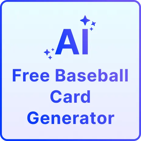 Free AI Baseball Card Generator, Free Baseball Card Maker Online
