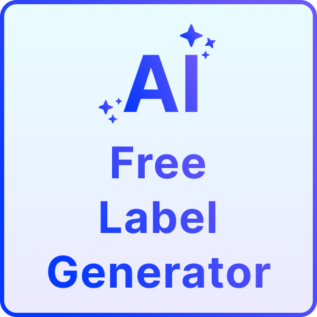 Free AI Label Generator, Free Label Maker Online