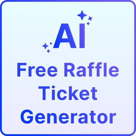 Free AI Raffle Ticket Generator, Free Raffle Ticket Maker Online