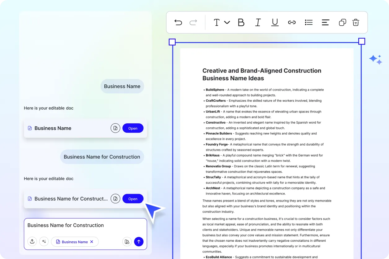 Free AI Business Name Generator, Online Company Name Maker