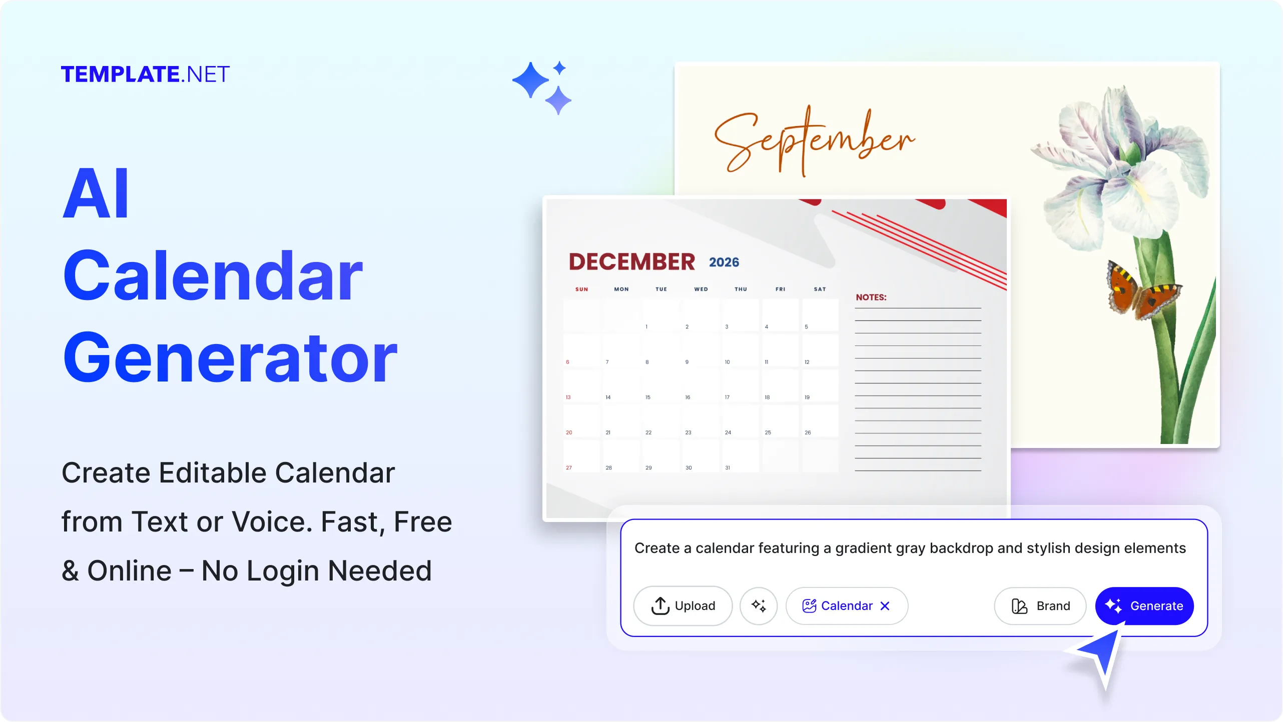 Free AI Calendar Generator, Free AI Calendar Maker