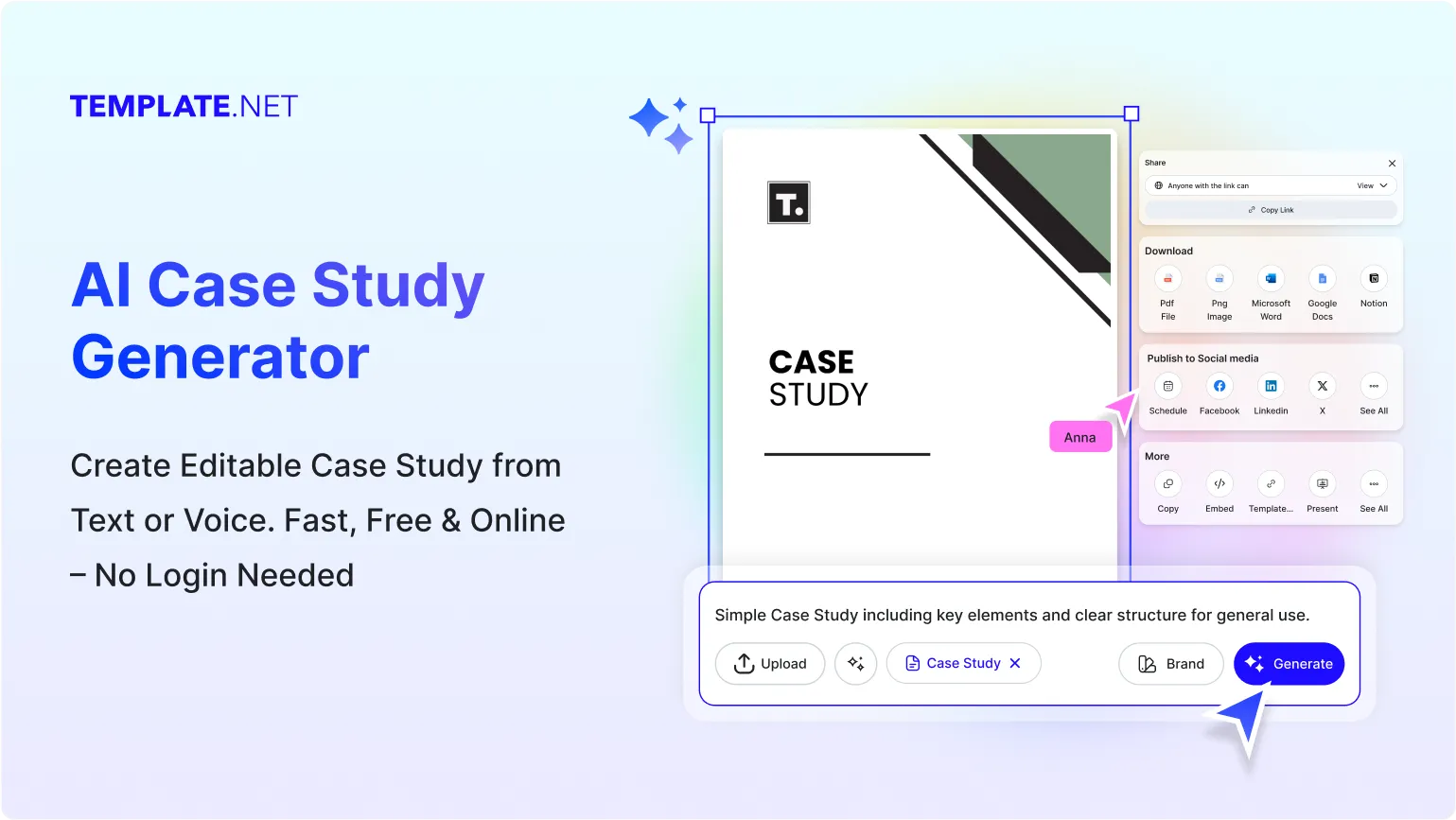 Free AI Case Study Generator, Free Case Study Maker Online