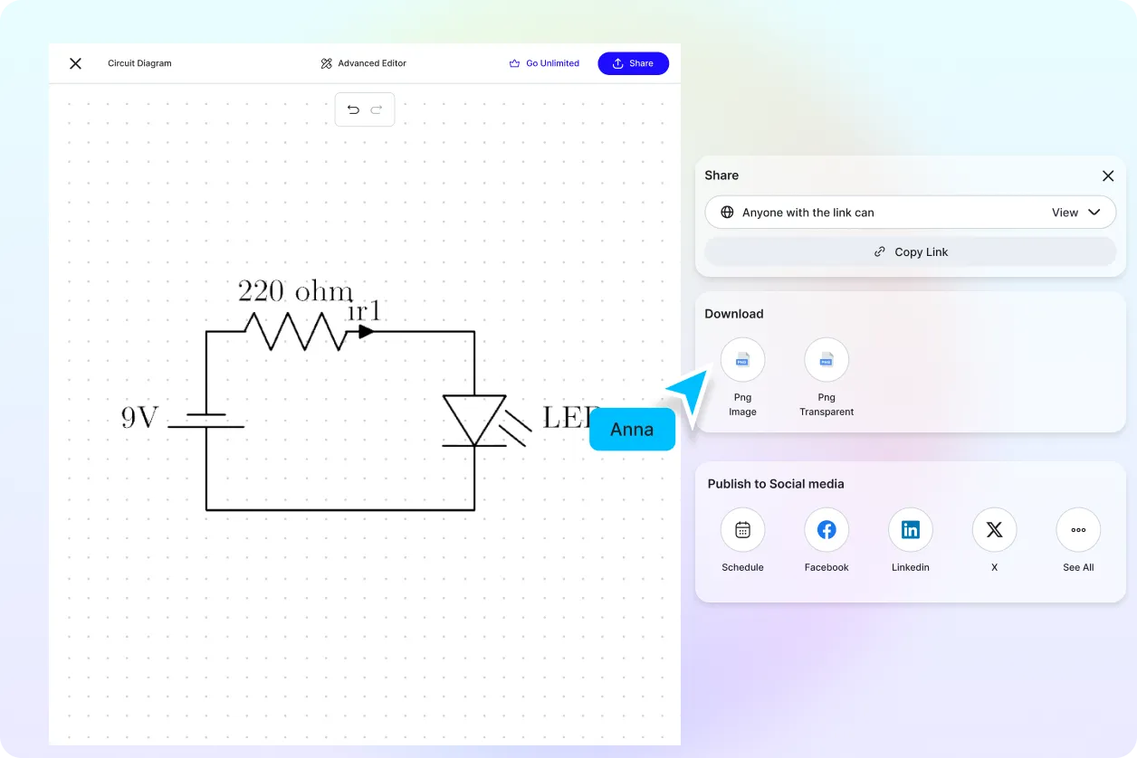 Free AI Circuit Diagram Generator, AI Electronic Circuit Diagram Maker ...