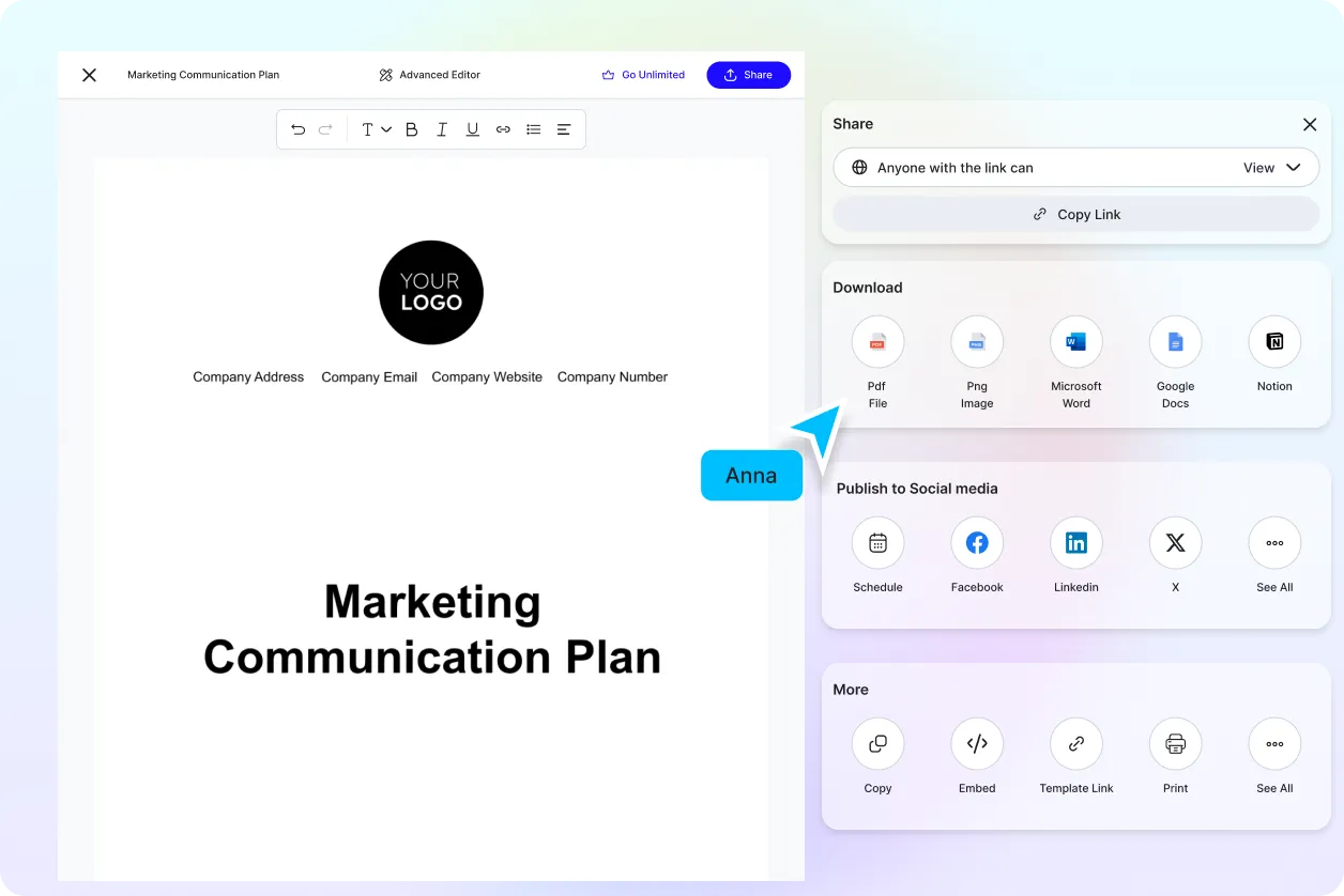 Free AI Communication Plan Generator, Free Communication Plan Maker Online