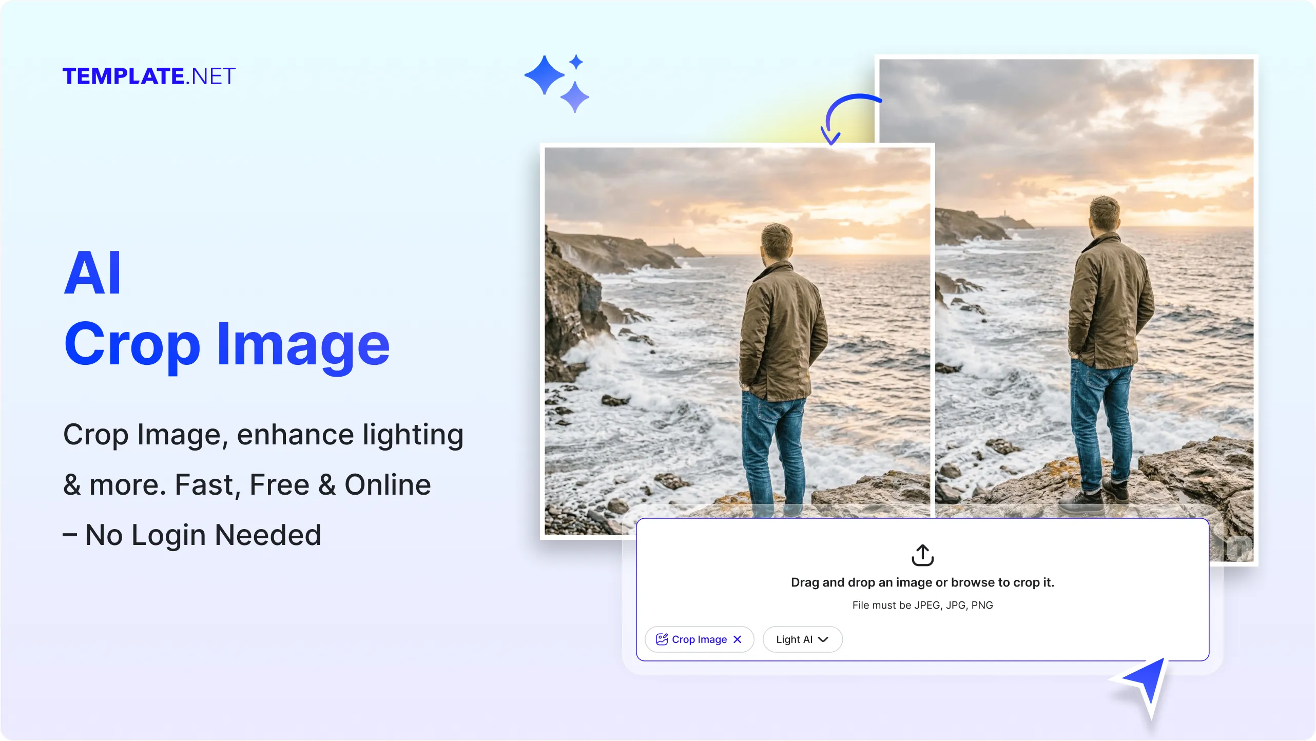 Free AI Crop Image Tool, Crop Image Online