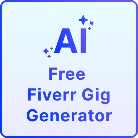 Free AI Fiverr Gig Generator, Free AI Fiverr Gig Maker Online