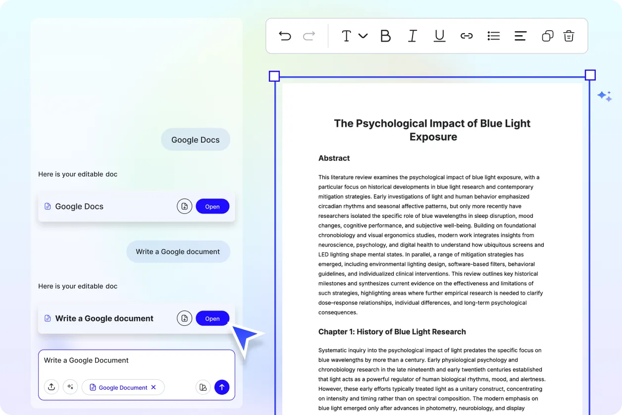 AI Google Docs Generator, Google Docs Maker [ No Signup ]