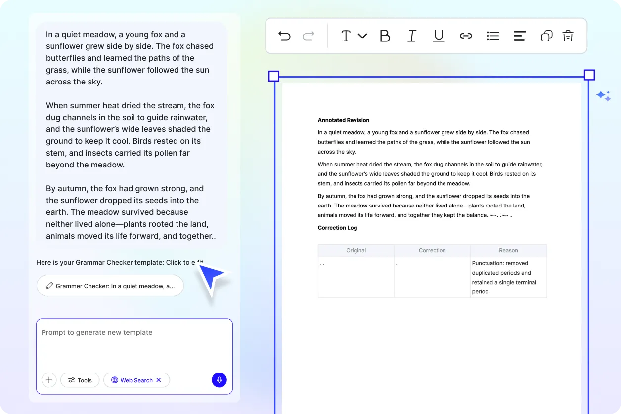 Free AI Grammar Checker, Online Grammar & Writing Assistant