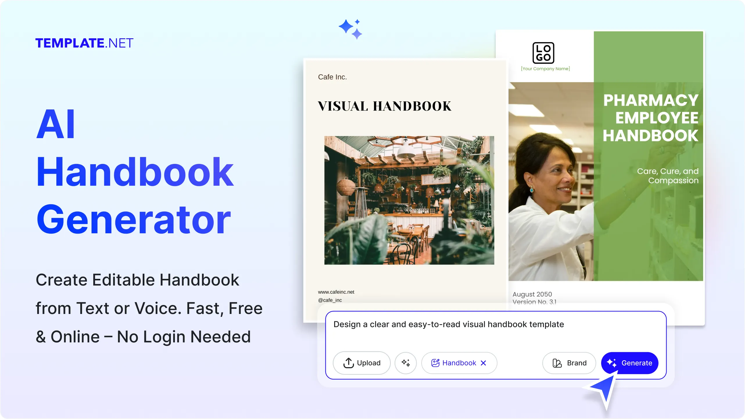 Free AI Handbook Generator, Free AI Handbook Maker [ No Signup ]