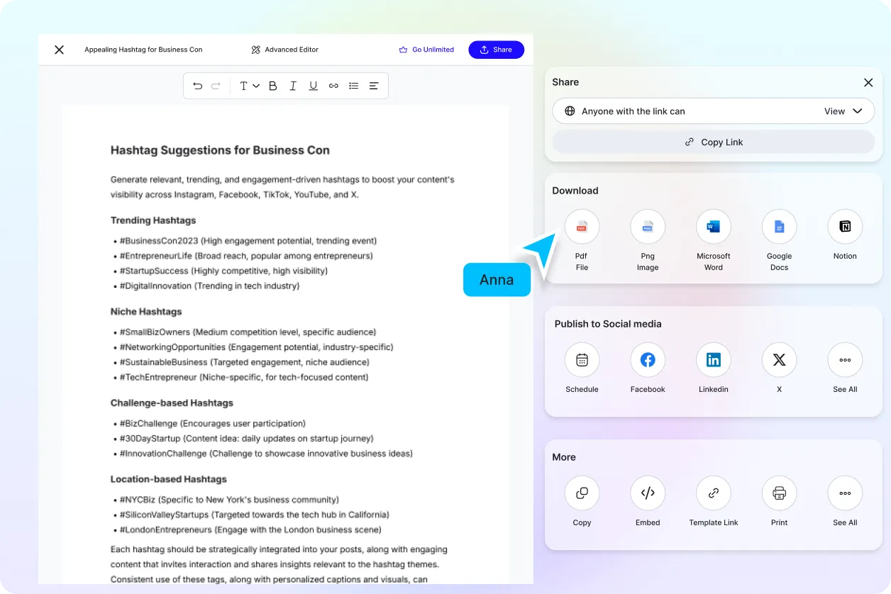 Free AI Hashtag Generator, Free Hashtag Maker [ No Signup ]