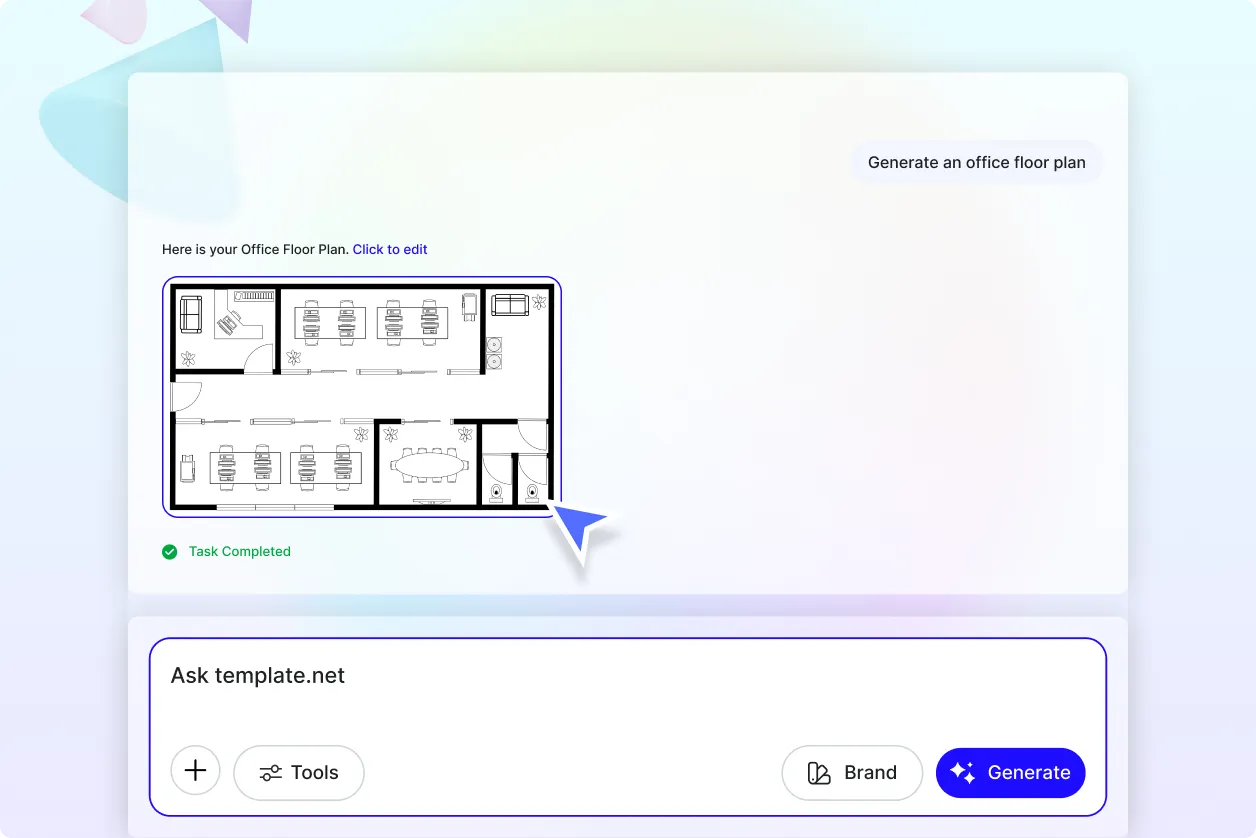 Free AI Office Floor Plan Generator, AI Office Floor Plan Maker Online