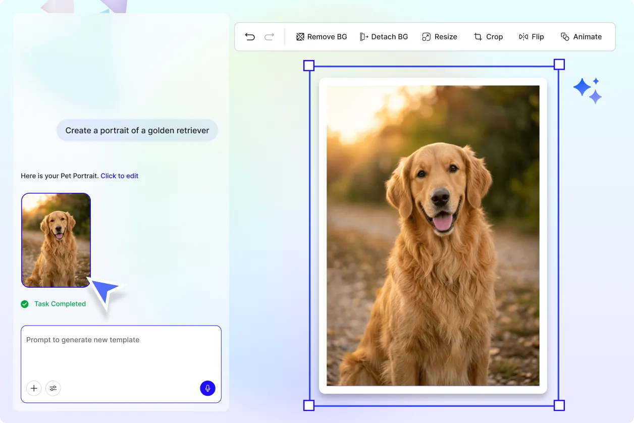 Free AI Pet Portrait Generator, Pet Portrait Maker Online