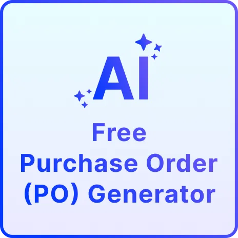 Free AI Purchase Order Generator Online, Create PO Documents Instantly