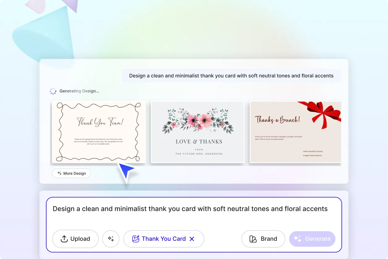 Free AI Thank You Card Generator, Free AI Thank You Card Maker [ No ...