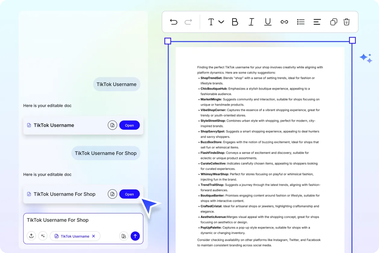 Free AI TikTok Username Generator, Free TikTok Username Maker [ No Signup ]