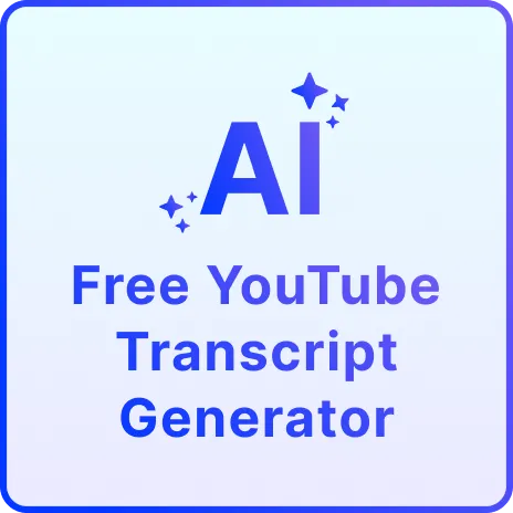 Free AI YouTube Transcript Generator | AI Video to Text Tool Online ...