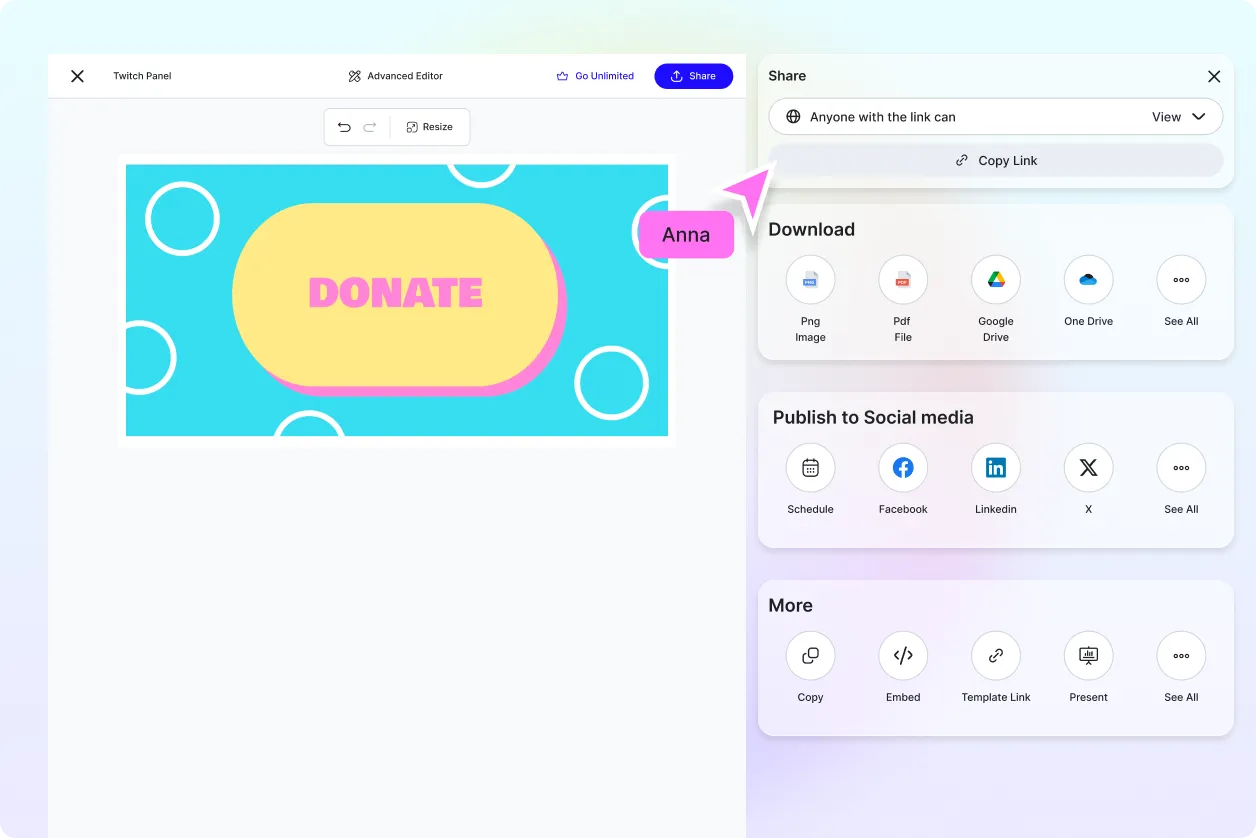 Free AI Twitch Panel Generator, Free Twitch Panel Maker Online