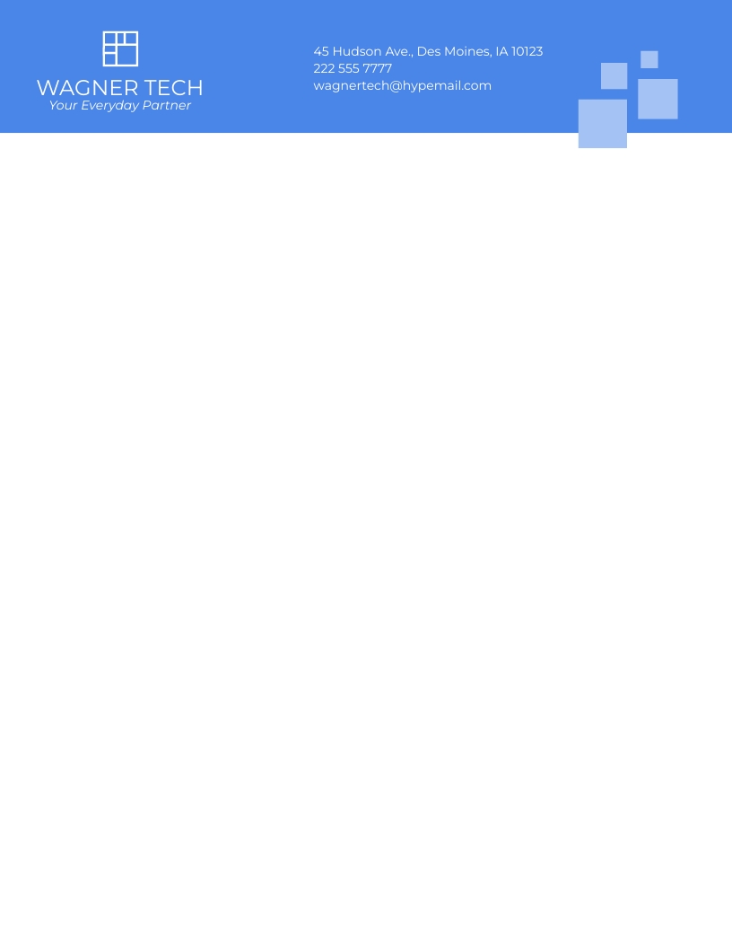 Technology letterhead template - Download in Word, Google Docs ...