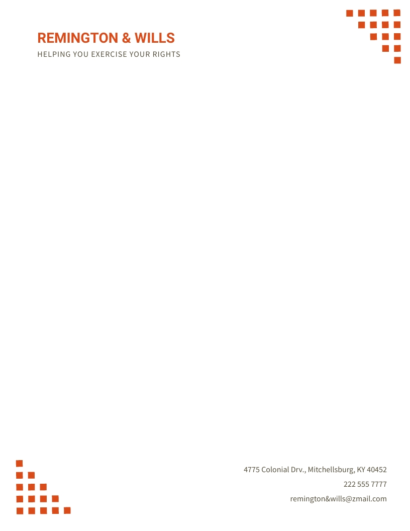 Attorney Business Letterhead Template - Download in Word, Google Docs ...