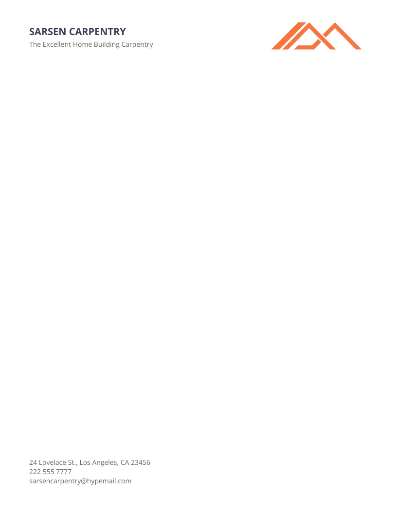 Home Builders Letterhead Template - Download in Word, PDF, Illustrator ...