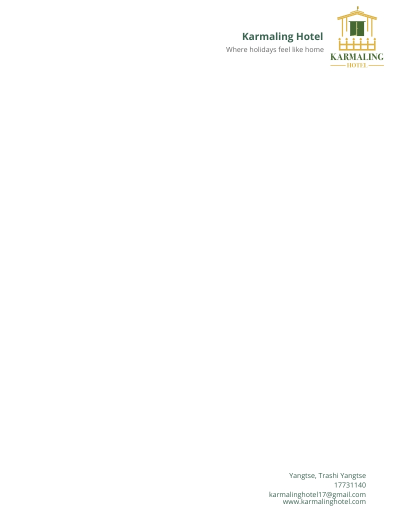 Free Modern Hotel Letterhead Template - Download in Illustrator, PSD ...