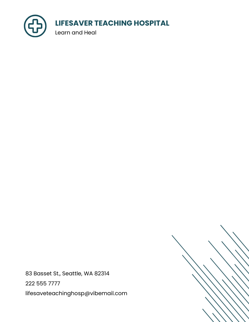 Sample Hospital Letterhead Template - Download in Illustrator, PSD ...