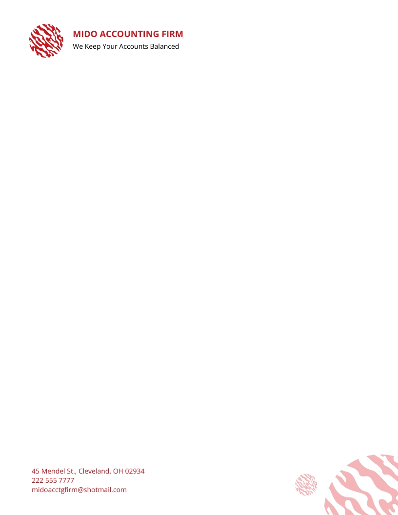 CPA Accounting Firm Letterhead Template - Download in Word, Google Docs ...